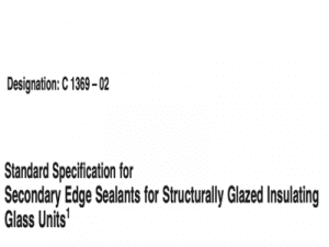 ASTM C1369 Insulating Glass Secondary Sealants Standard - Elite Safety ...