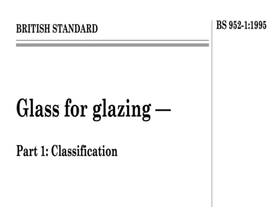 BS952:1 Glass Glazing Classification - Elite Safety Glass