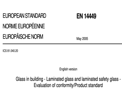 EN14449 Laminated Glass Conformity Evaluation - Elite Safety Glass