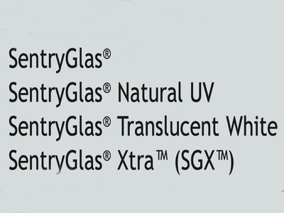 Different Types SentryGlas Interlayers - Elite Safety Glass