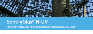 It is a kind of ionoplast interlayer for transmission of more natural UV light in 2014 ...